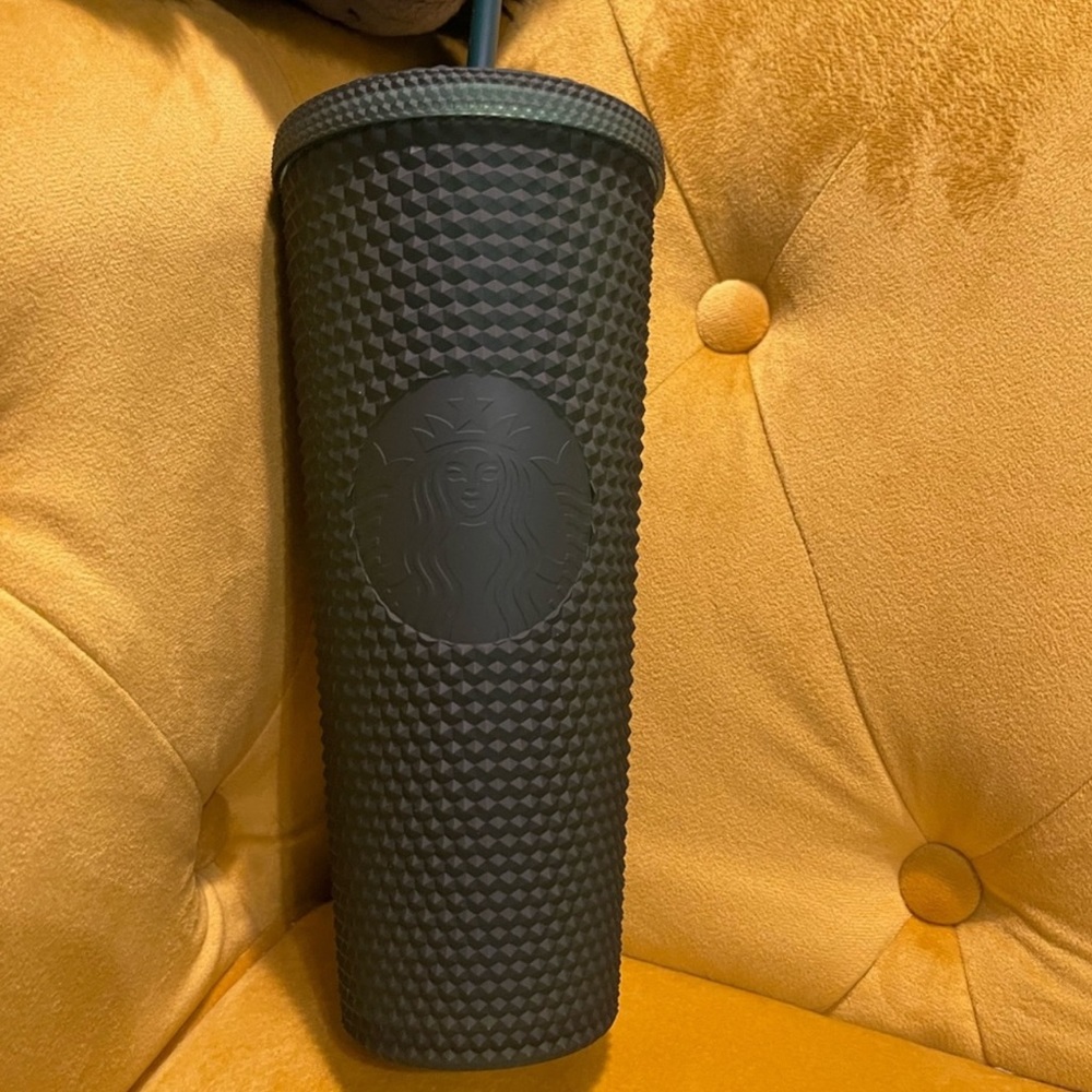 Starbucks Hunter Green Matte Embossed Cup - Gem